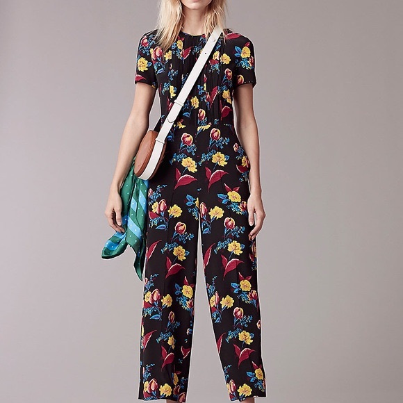 Diane Von Furstenberg | Pants & Jumpsuits | Dvf Silk Jumpsuit | Poshmark